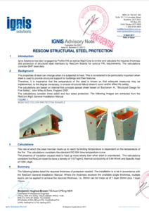 FRL PROTECTION STRUCTURAL ELEMENTS - Rescombp